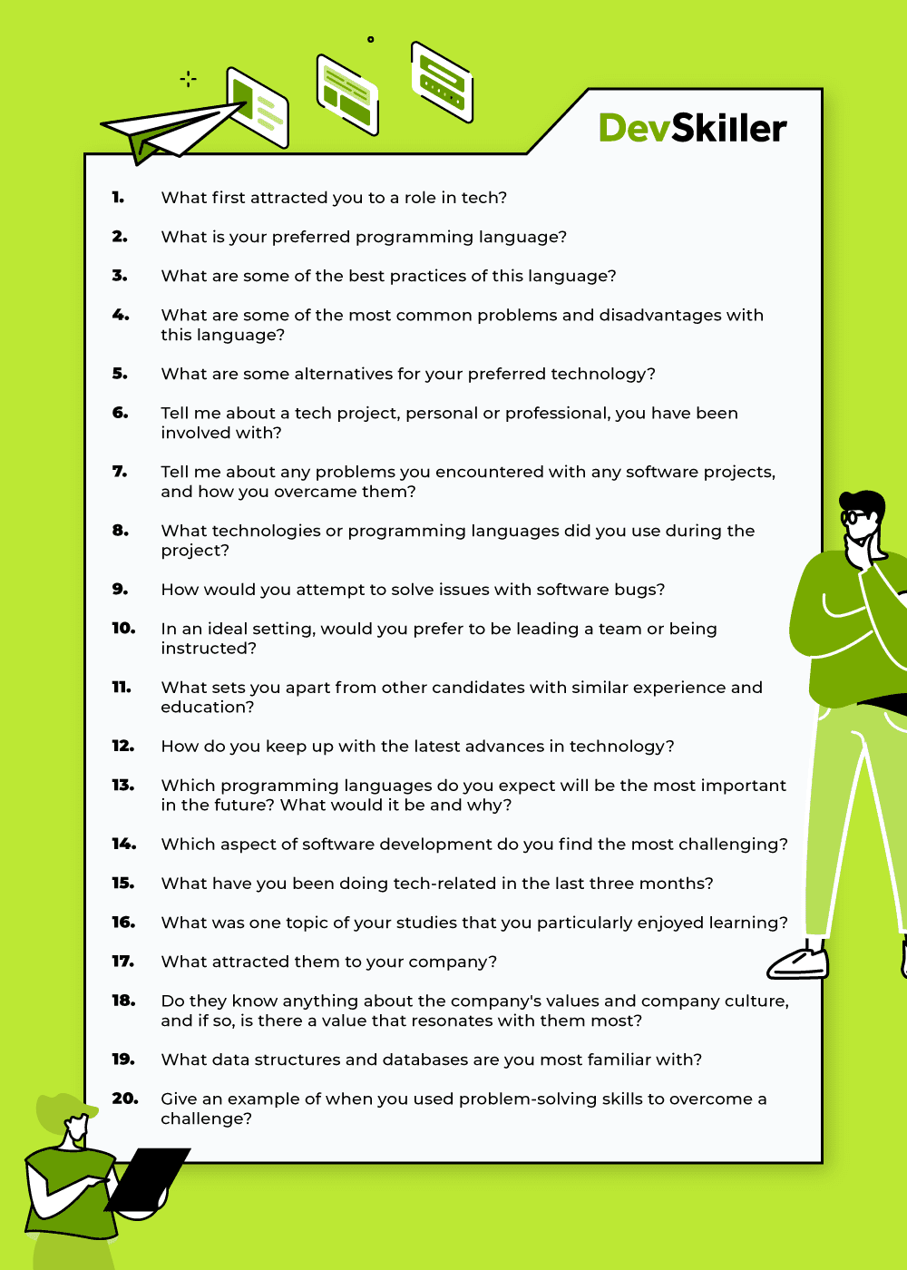Junior developer interview questions - SkillPanel - Technical screening